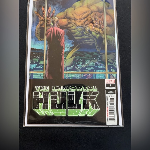 Marvel | Other | The Immortal Hulk 3 Third Printing Marvel Comics Rated ...